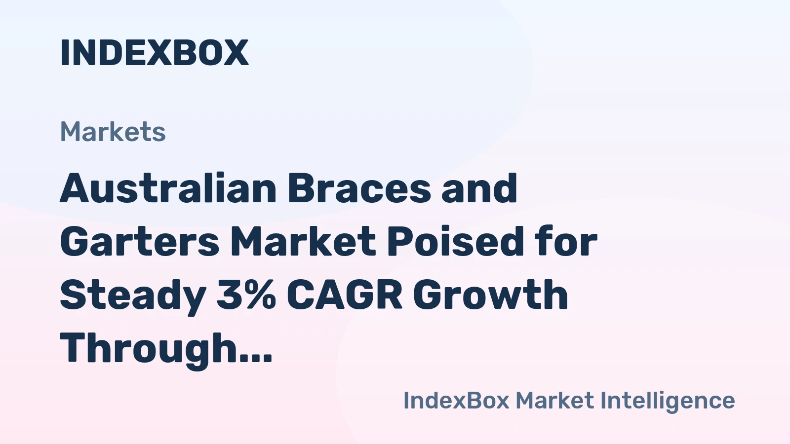 Australian Braces and Garters Market Poised for Steady 3% CAGR Growth Through 2035