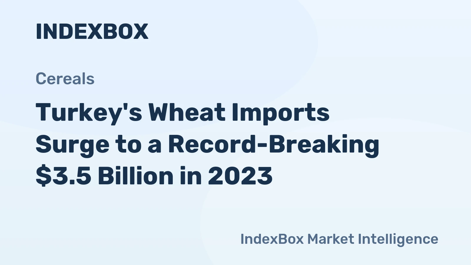 Turkey's Wheat Imports Surge to a Record-Breaking $3.5 Billion in 2023