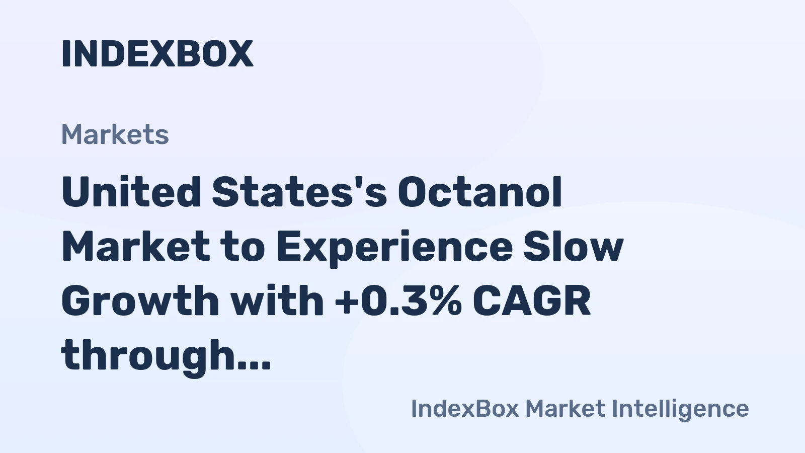 United States's Octanol Market to Experience Slow Growth with +0.3% CAGR through 2035