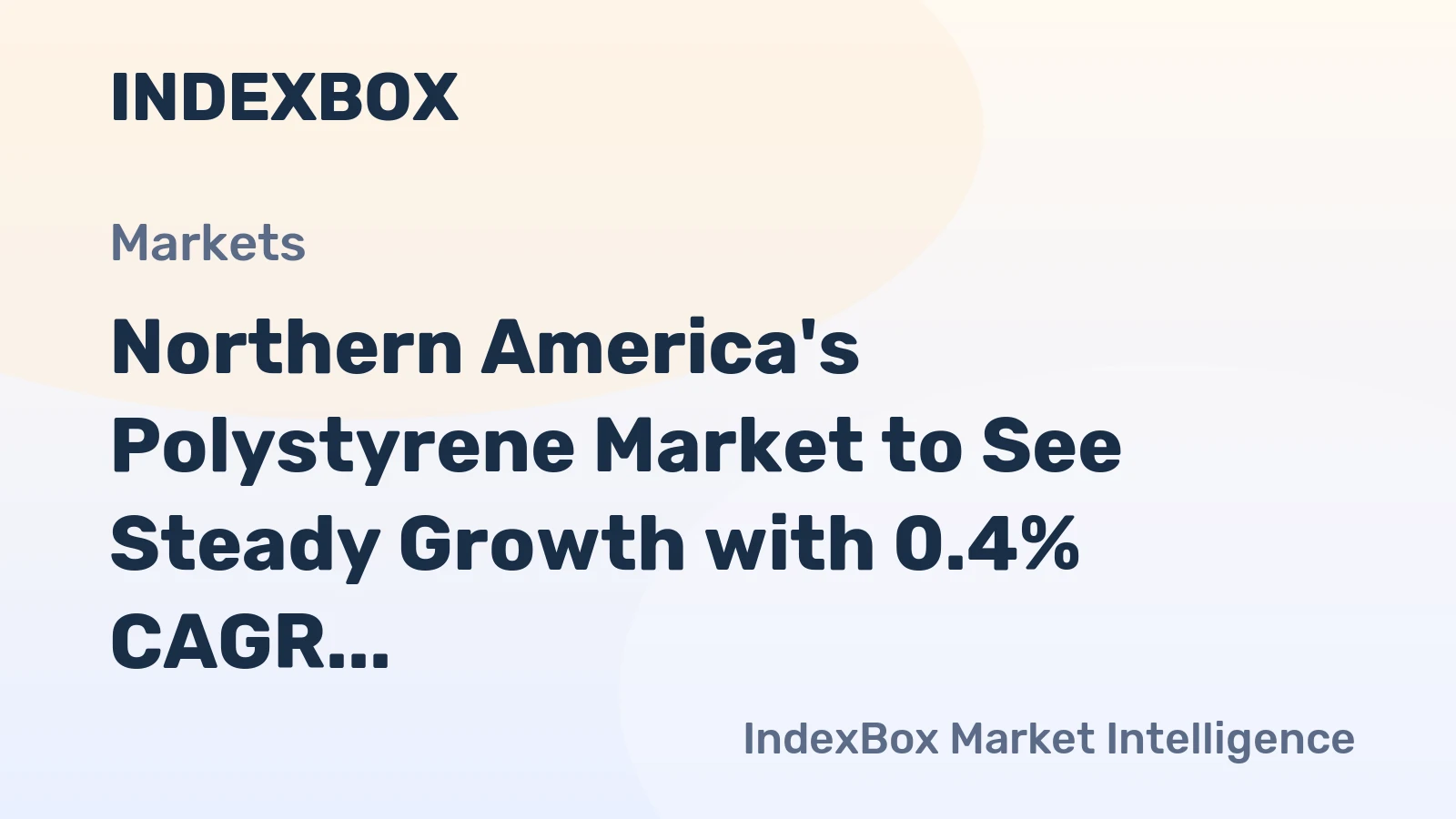 Northern America's Polystyrene Market to See Steady Growth with 0.4% CAGR through 2035