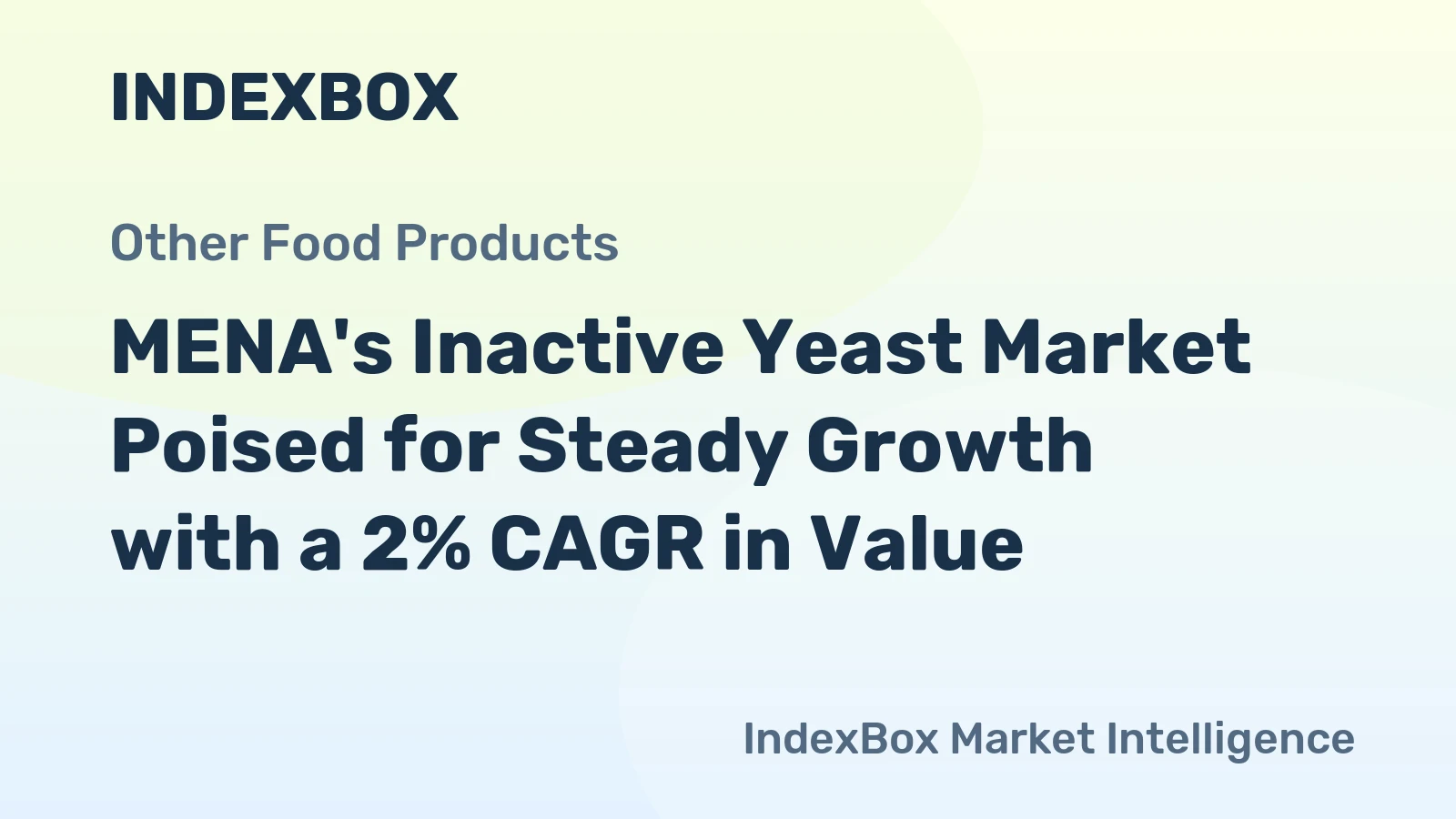 MENA's Inactive Yeast Market Poised for Steady Growth with a 2% CAGR in Value