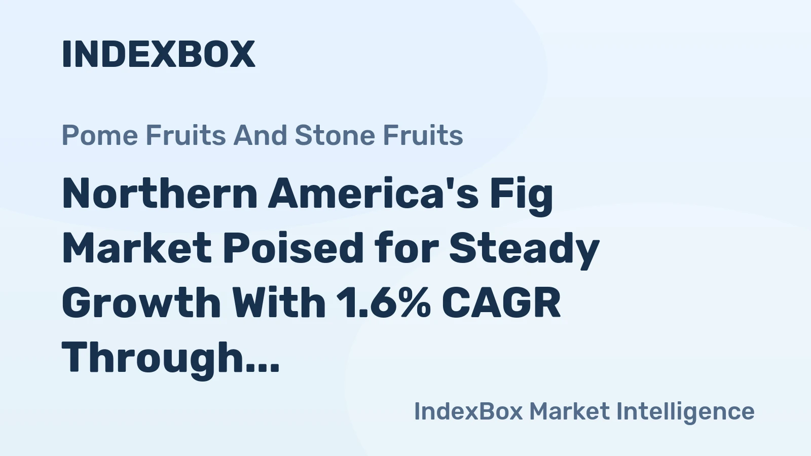 Northern America's Fig Market Poised for Steady Growth With 1.6% CAGR Through 2035