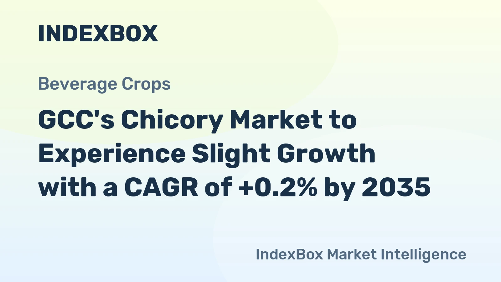 GCC's Chicory Market to Experience Slight Growth with a CAGR of +0.2% by 2035