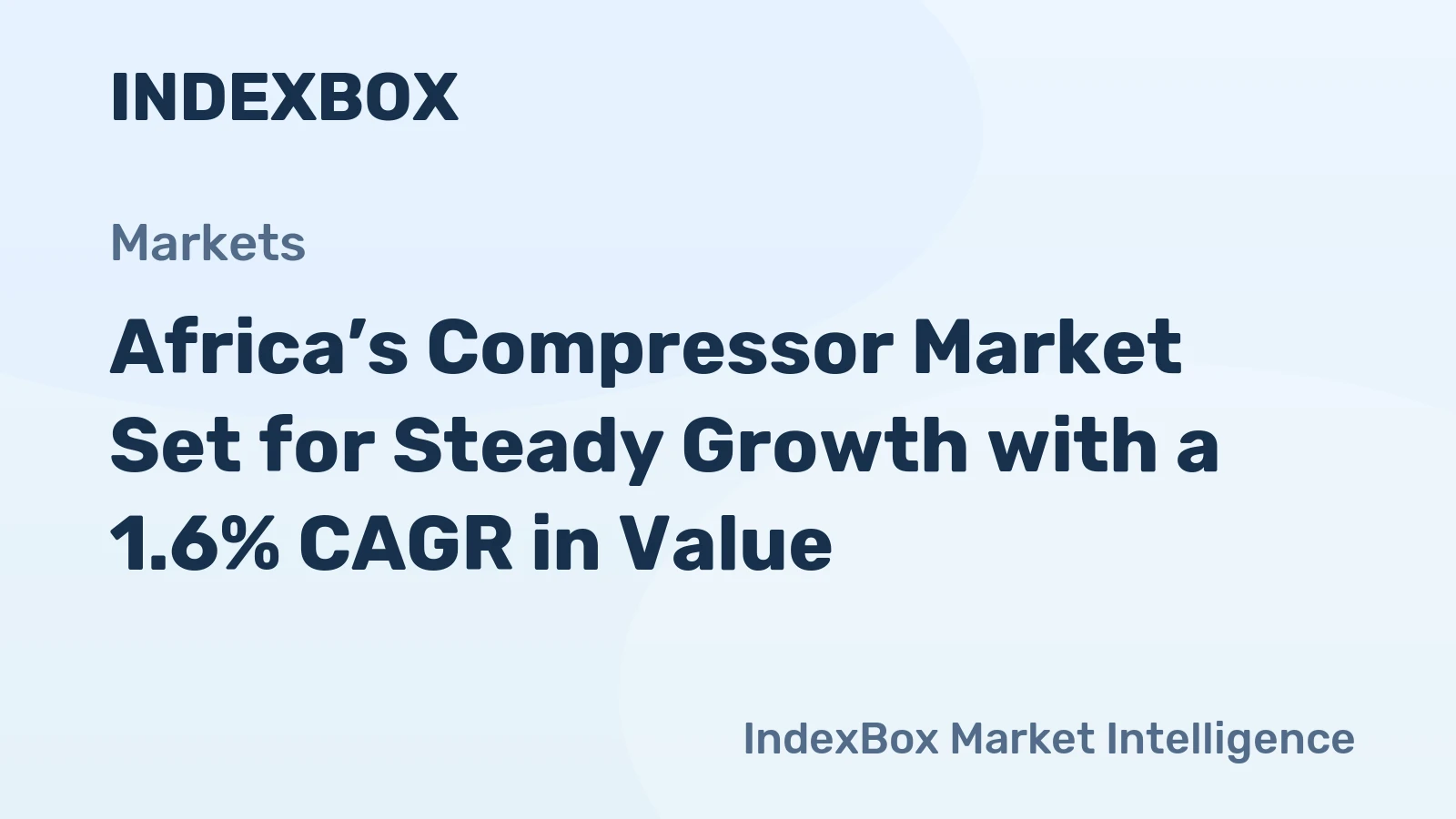 Africa’s Compressor Market Set for Steady Growth with a 1.6% CAGR in Value