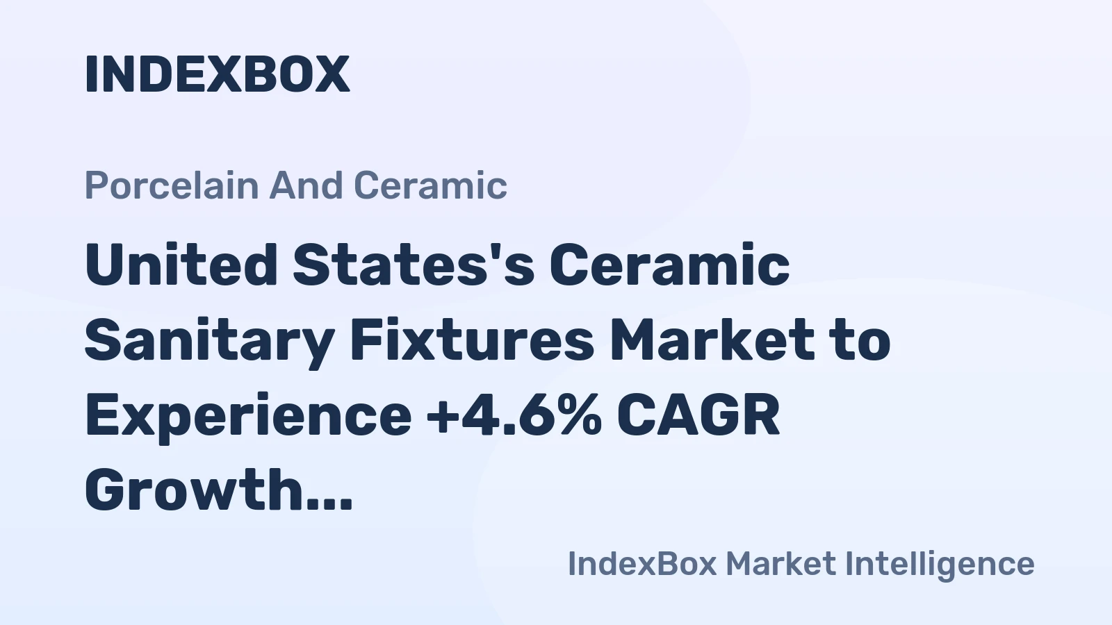 United States's Ceramic Sanitary Fixtures Market to Experience +4.6% CAGR Growth Through 2035