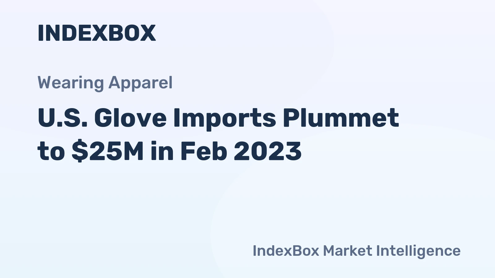 U.S. Glove Imports Plummet to $25M in Feb 2023