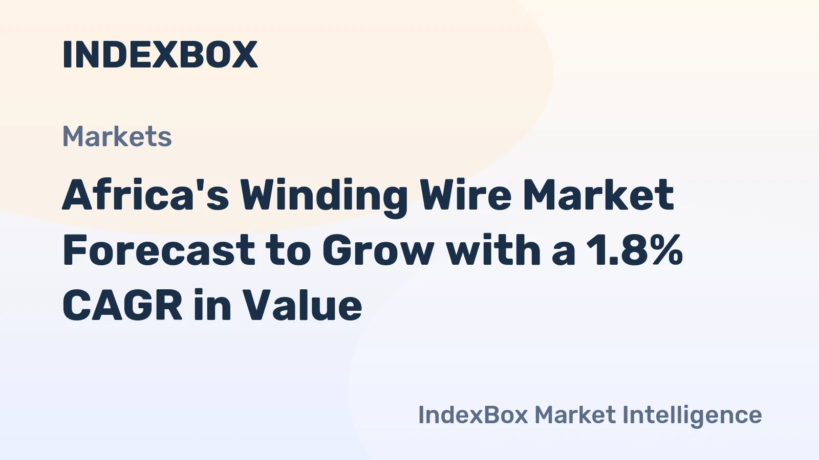 Africa's Winding Wire Market Forecast to Grow with a 1.8% CAGR in Value