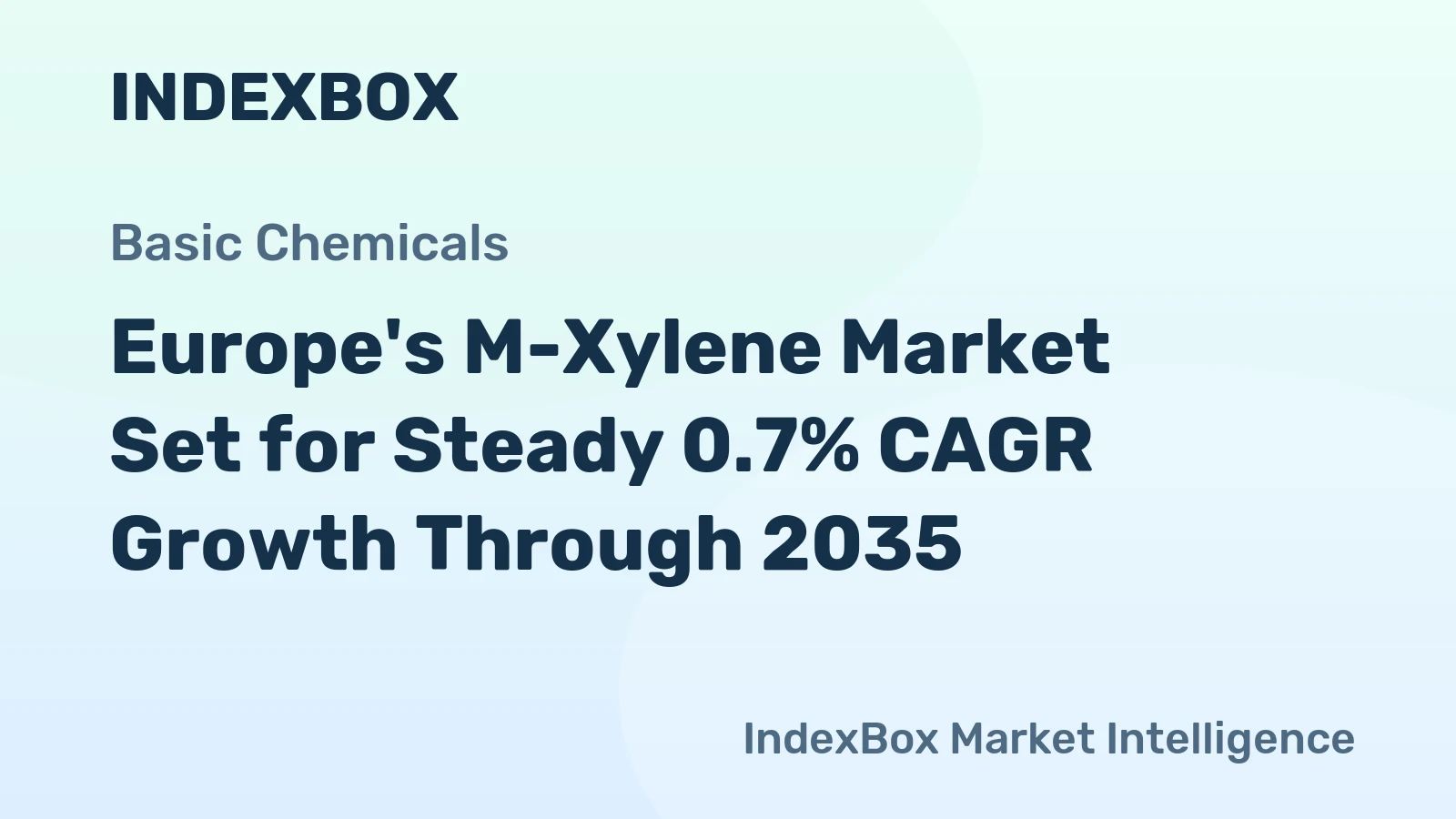 Europe's M-Xylene Market Set for Steady 0.7% CAGR Growth Through 2035