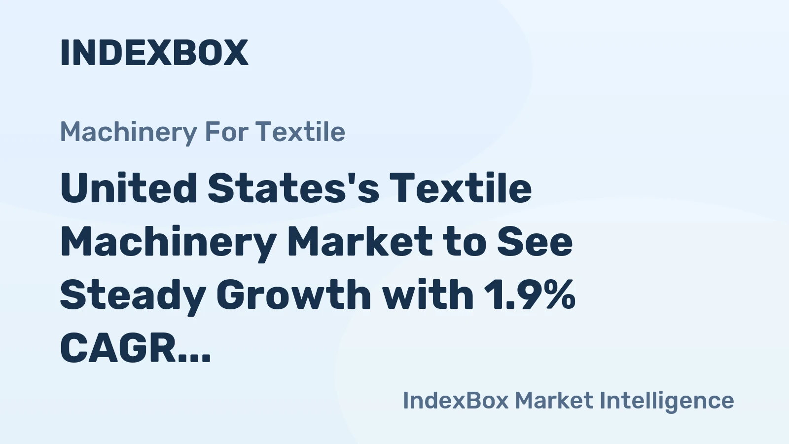 United States's Textile Machinery Market to See Steady Growth with 1.9% CAGR Reaching $18.1B by 2035