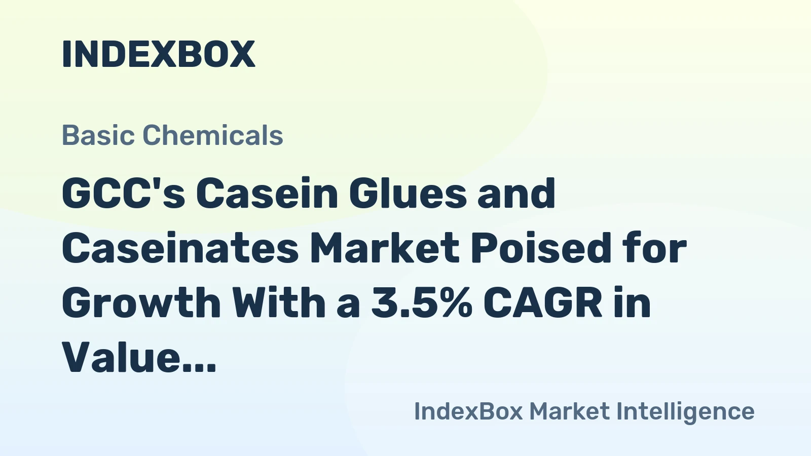 GCC's Casein Glues and Caseinates Market Poised for Growth With a 3.5% CAGR in Value Through 2035