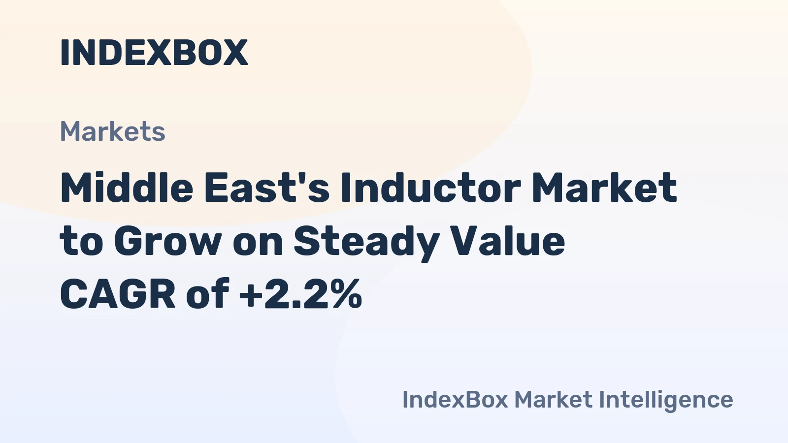 Middle East's Inductor Market to Grow on Steady Value CAGR of +2.2%