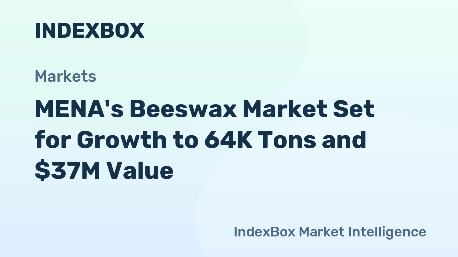 MENA's Beeswax Market Set for Growth to 64K Tons and $37M Value