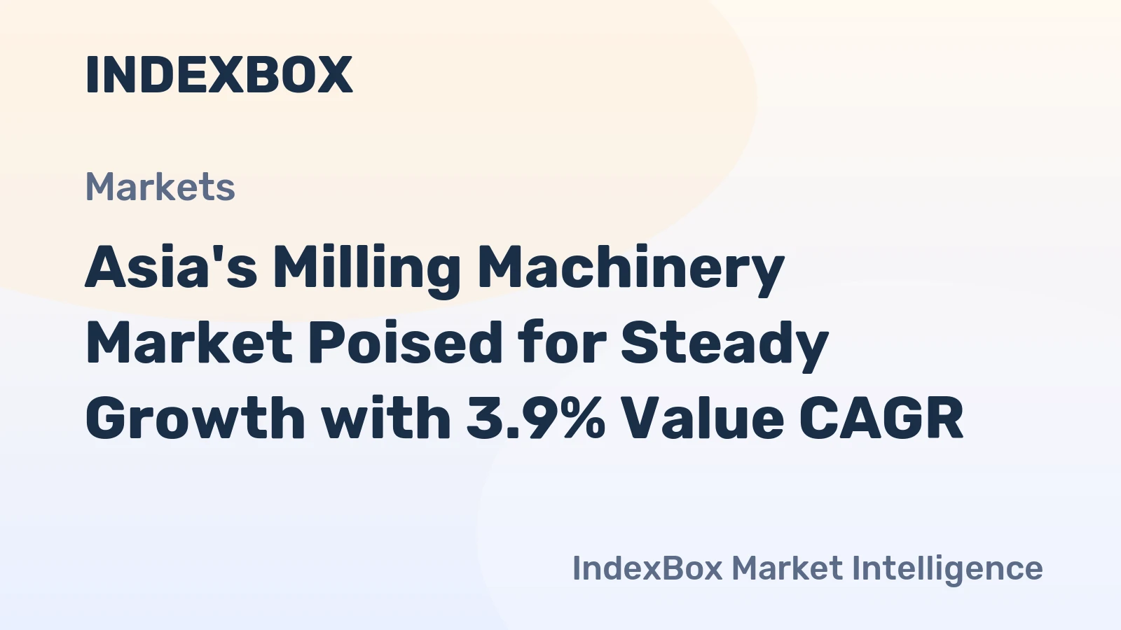 Asia's Milling Machinery Market Poised for Steady Growth with 3.9% Value CAGR
