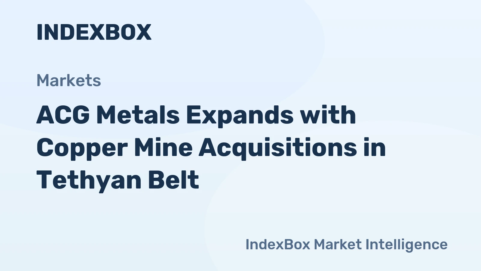 ACG Metals Expands with Copper Mine Acquisitions in Tethyan Belt