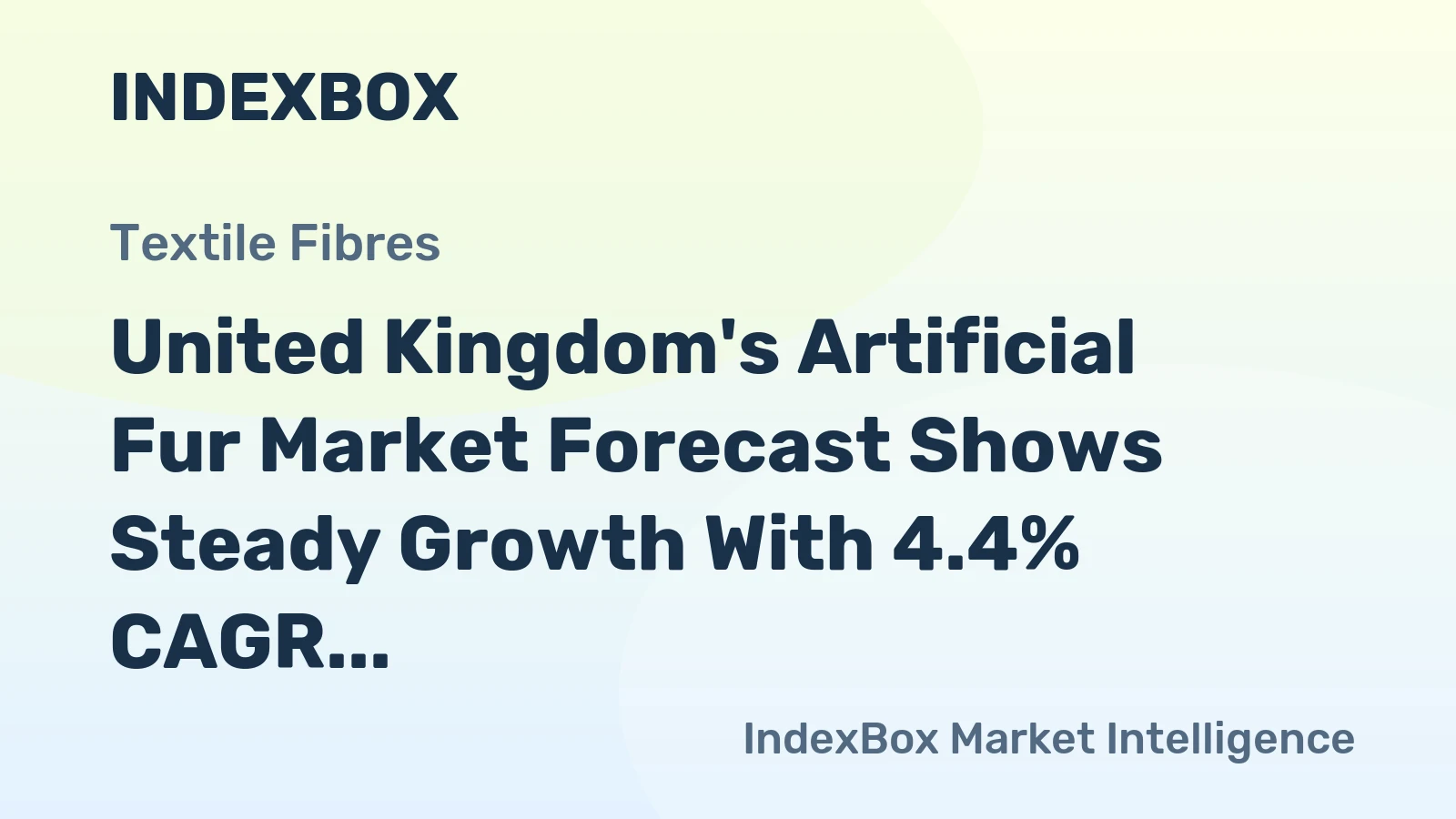 United Kingdom's Artificial Fur Market Forecast Shows Steady Growth With 4.4% CAGR Through 2035