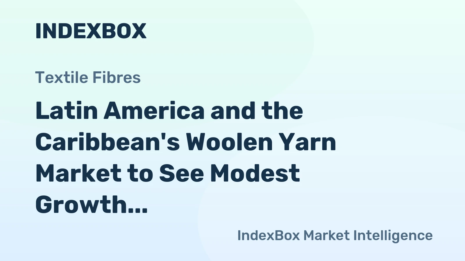 Latin America and the Caribbean's Woolen Yarn Market to See Modest Growth, Reaching 32K Tons and $697M by 2035