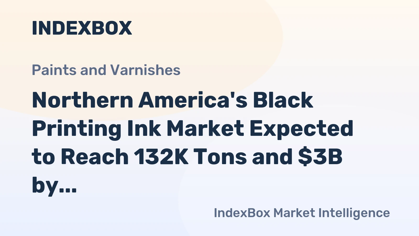 Northern America's Black Printing Ink Market Expected to Reach 132K Tons and $3B by 2035, Driven by Increasing Demand