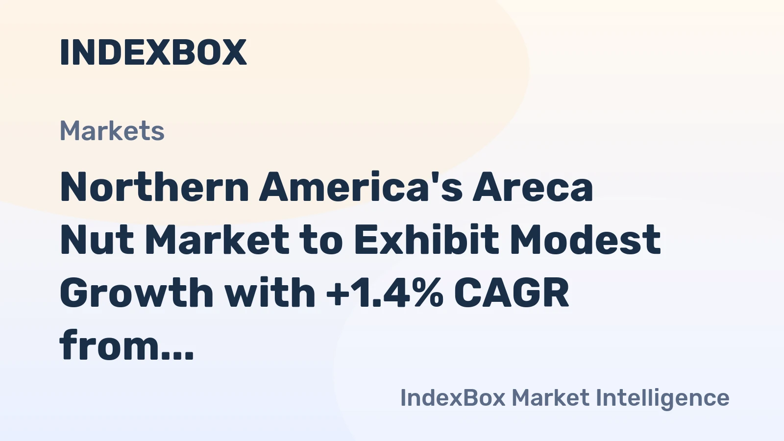 Northern America's Areca Nut Market to Exhibit Modest Growth with +1.4% CAGR from 2024 to 2035