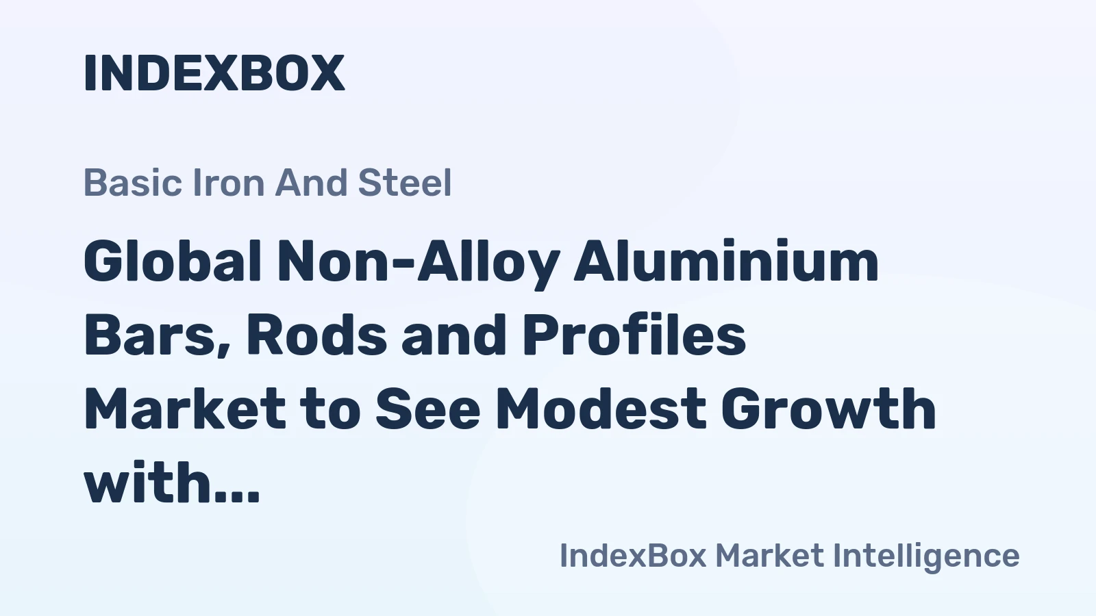 Global Non-Alloy Aluminium Bars, Rods and Profiles Market to See Modest Growth with a CAGR of +0.4% from 2024 to 2035