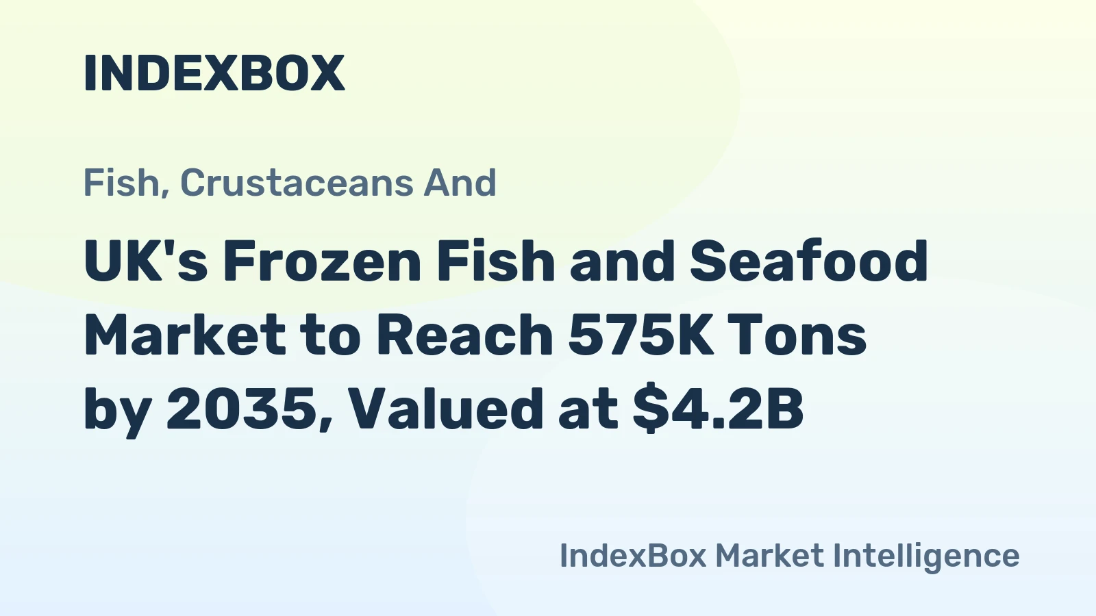 UK's Frozen Fish and Seafood Market to Reach 575K Tons by 2035, Valued at $4.2B
