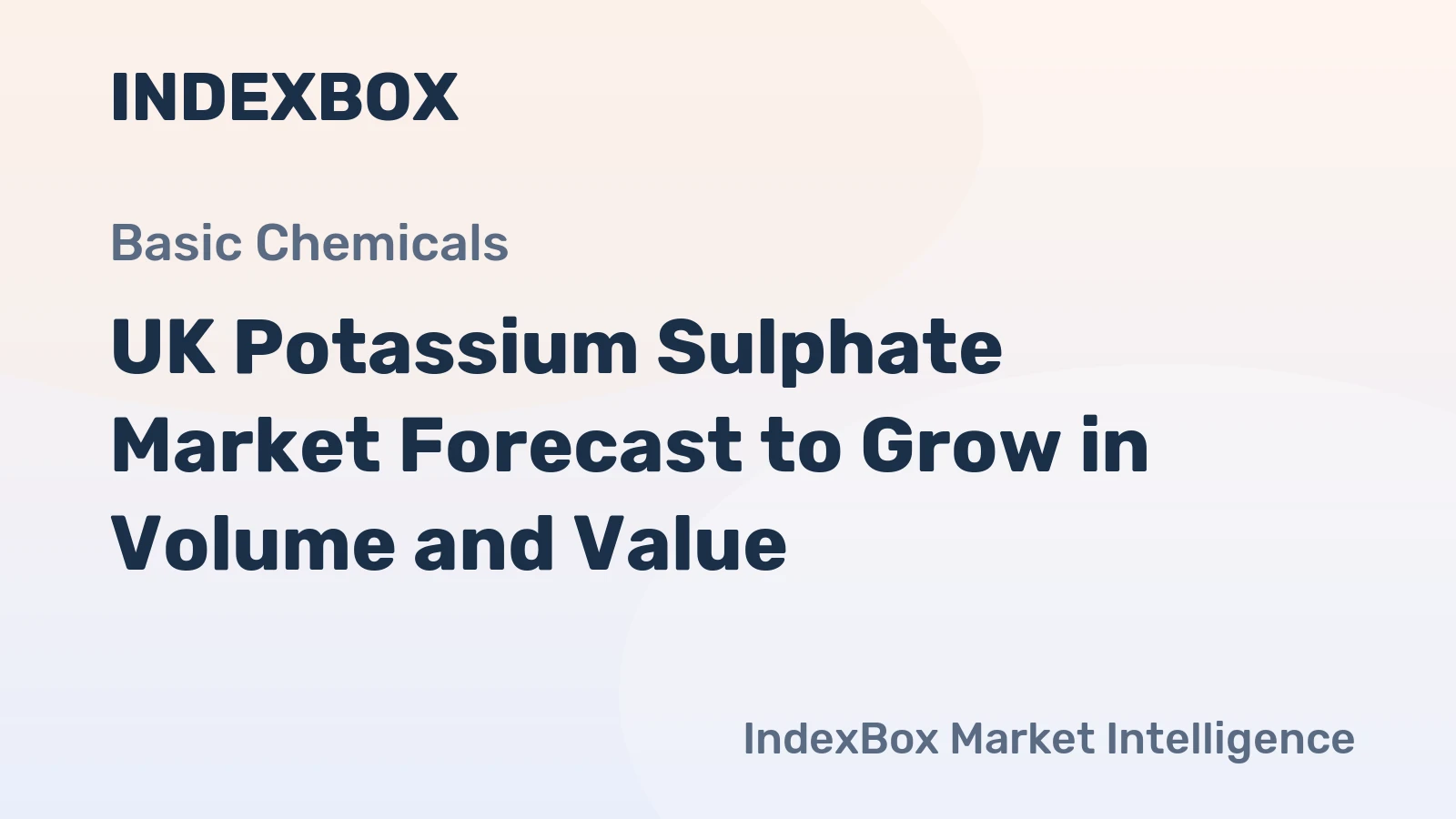 UK Potassium Sulphate Market Forecast to Grow in Volume and Value