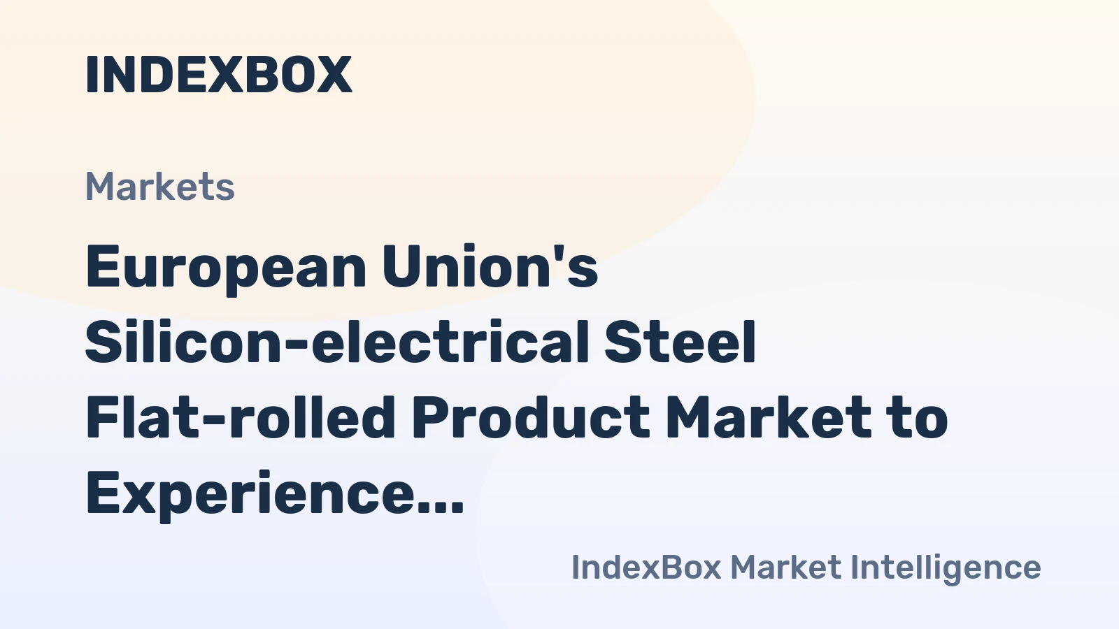 European Union's Silicon-electrical Steel Flat-rolled Product Market to Experience Modest Growth with a CAGR of +1.6% from 2024 to 2035