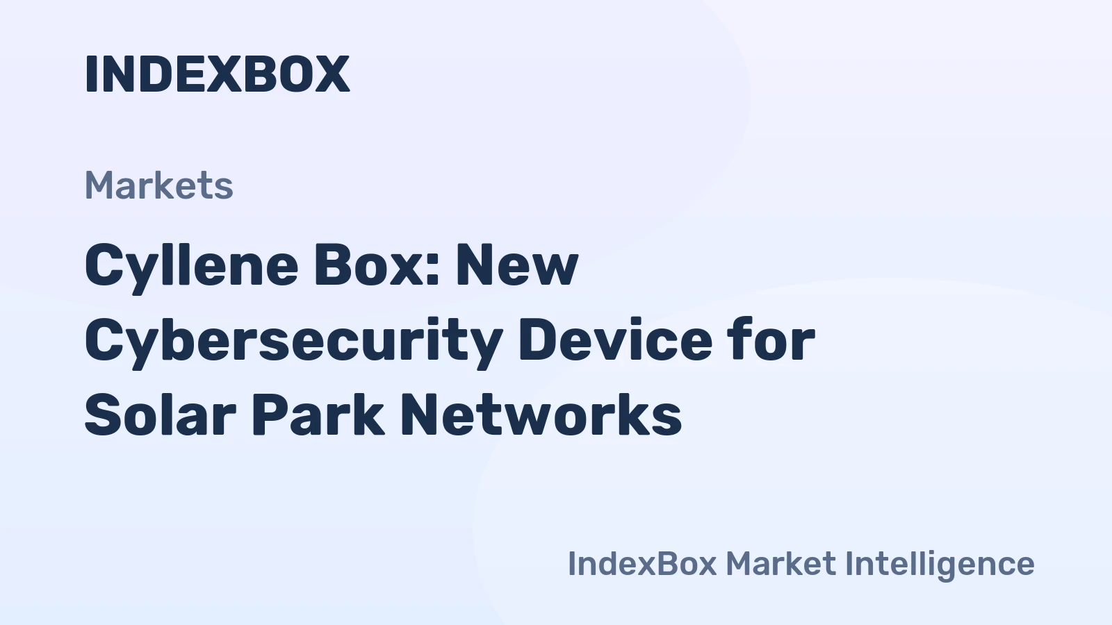 Cyllene Box: New Cybersecurity Device for Solar Park Networks