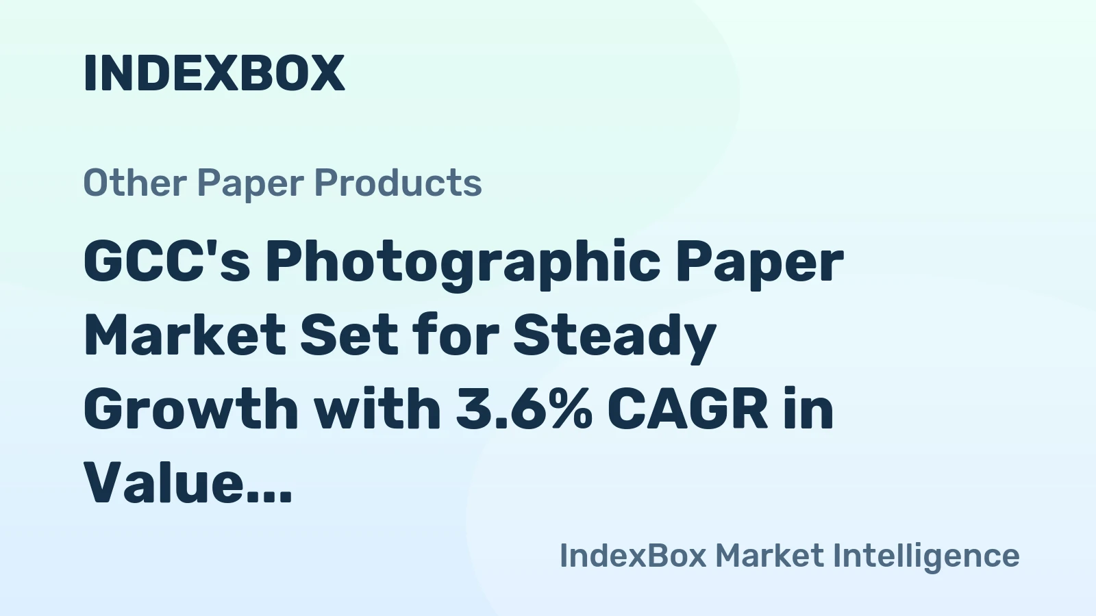 GCC's Photographic Paper Market Set for Steady Growth with 3.6% CAGR in Value Through 2035