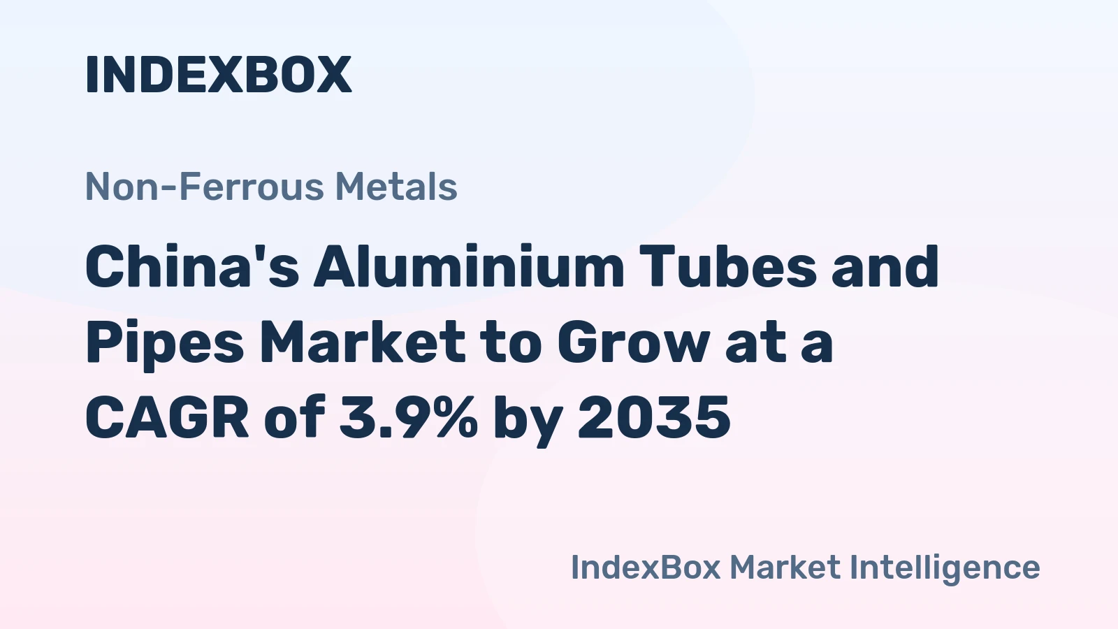 China's Aluminium Tubes and Pipes Market to Grow at a CAGR of 3.9% by 2035