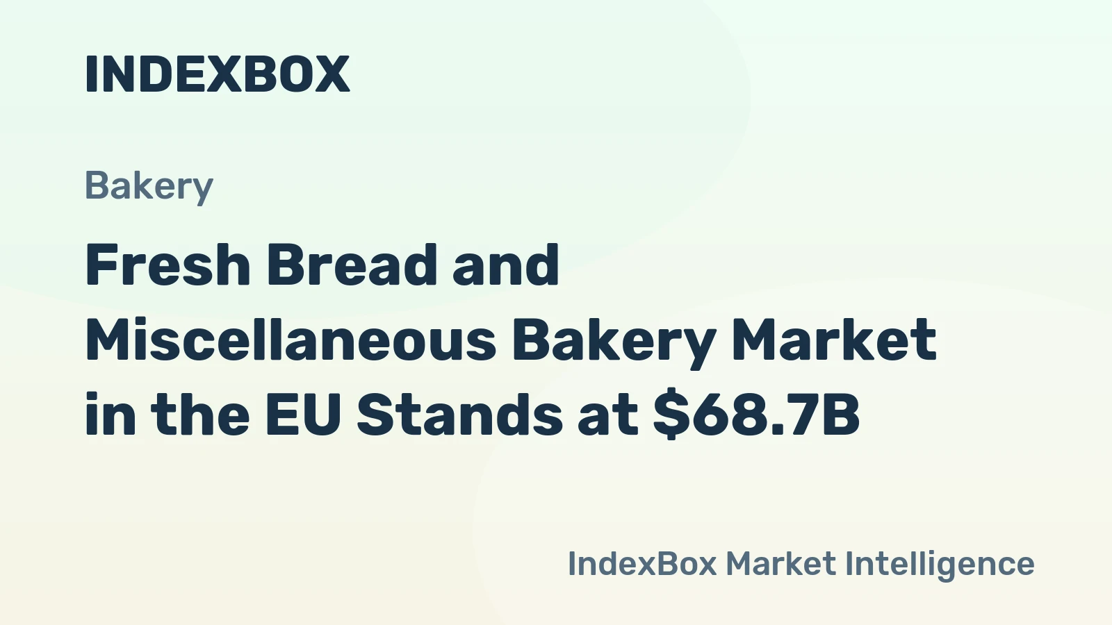 Fresh Bread and Miscellaneous Bakery Market in the EU Stands at $68.7B