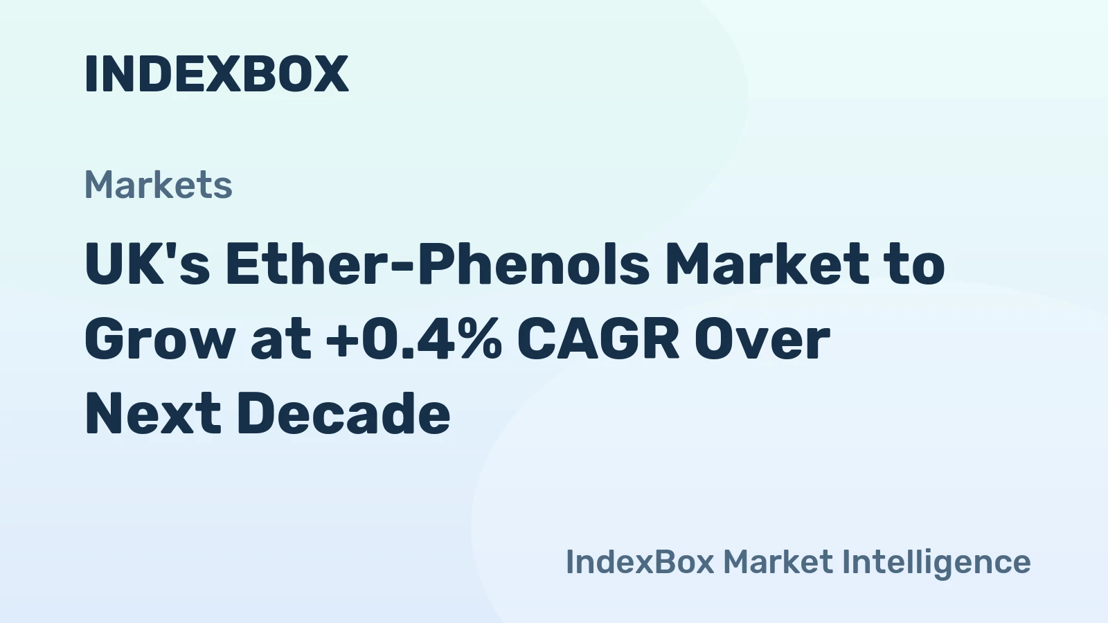 UK's Ether-Phenols Market to Grow at +0.4% CAGR Over Next Decade