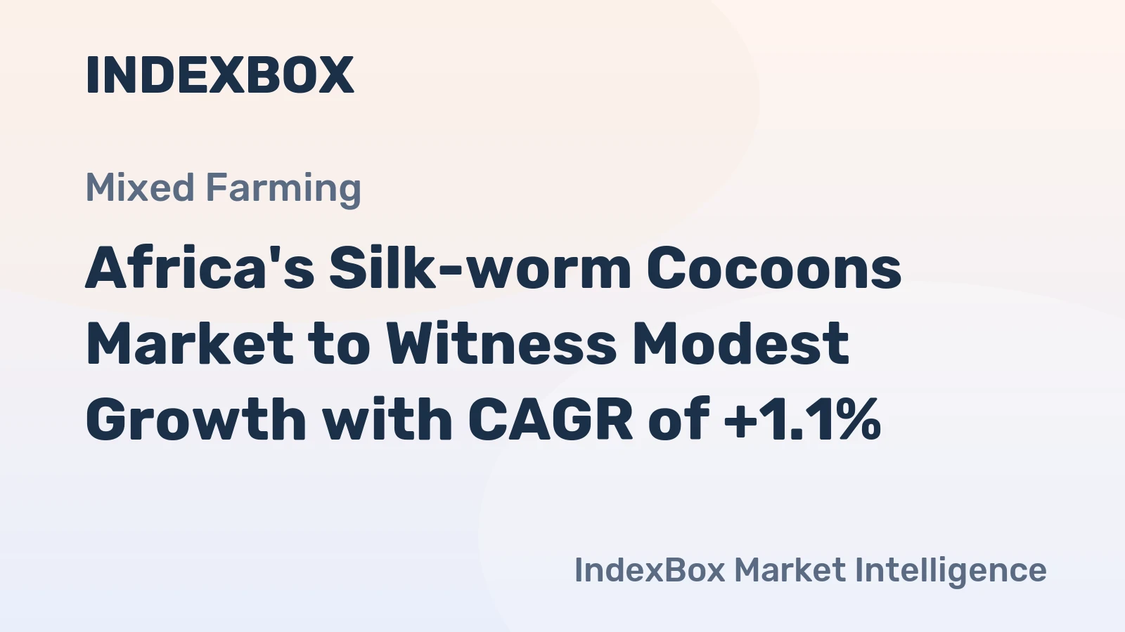 Africa's Silk-worm Cocoons Market to Witness Modest Growth with CAGR of +1.1%