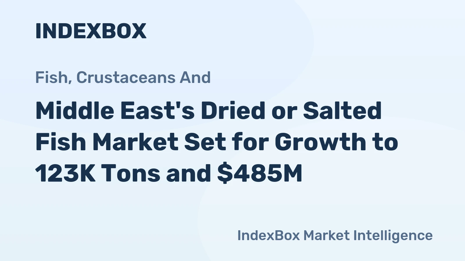 Middle East's Dried or Salted Fish Market Set for Growth to 123K Tons and $485M