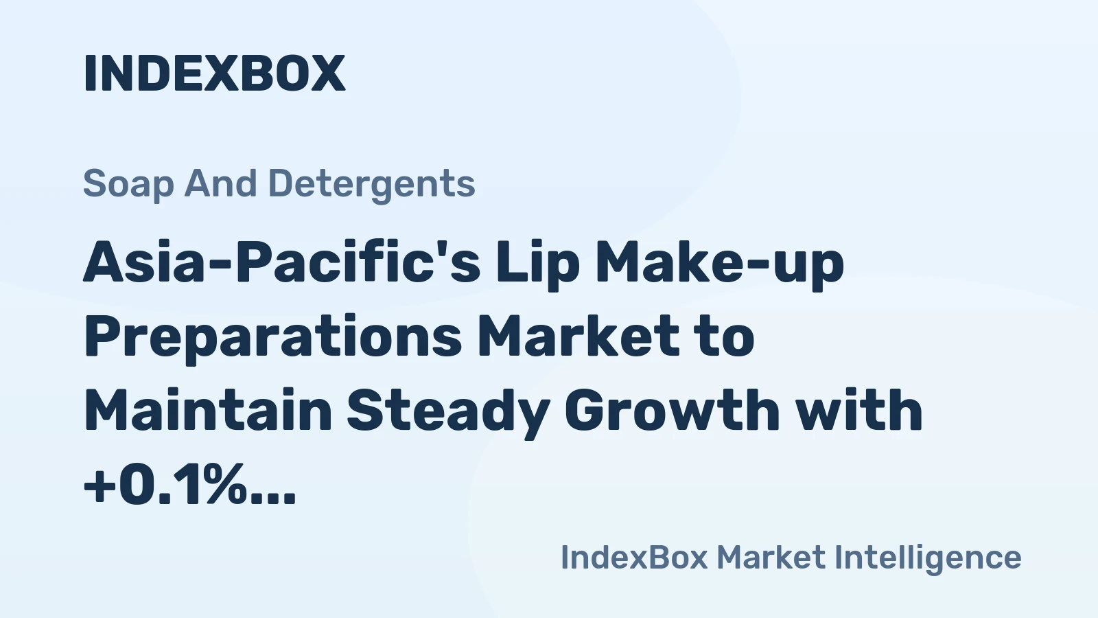 Asia-Pacific's Lip Make-up Preparations Market to Maintain Steady Growth with +0.1% CAGR through 2035
