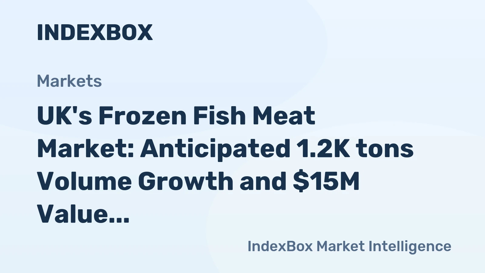 UK's Frozen Fish Meat Market: Anticipated 1.2K tons Volume Growth and $15M Value Surge by 2035
