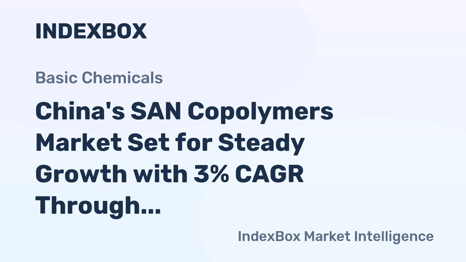 China's SAN Copolymers Market Set for Steady Growth with 3% CAGR Through 2035
