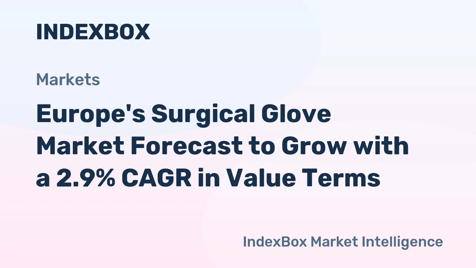 Europe's Surgical Glove Market Forecast to Grow with a 2.9% CAGR in Value Terms