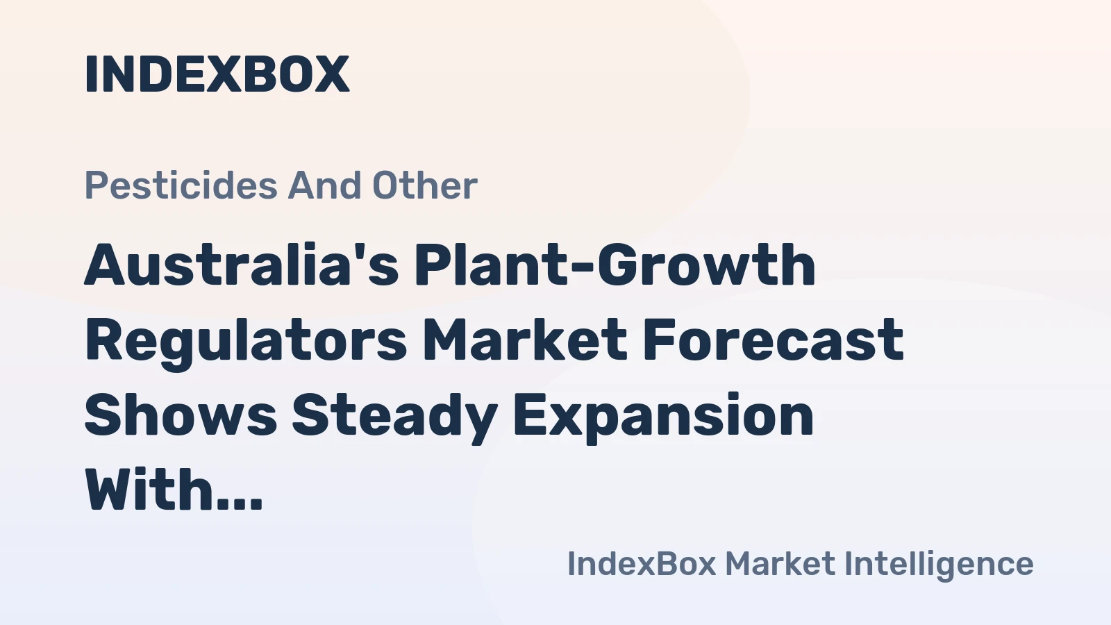 Australia's Plant-Growth Regulators Market Forecast Shows Steady Expansion With 0.8% Volume CAGR to 2035