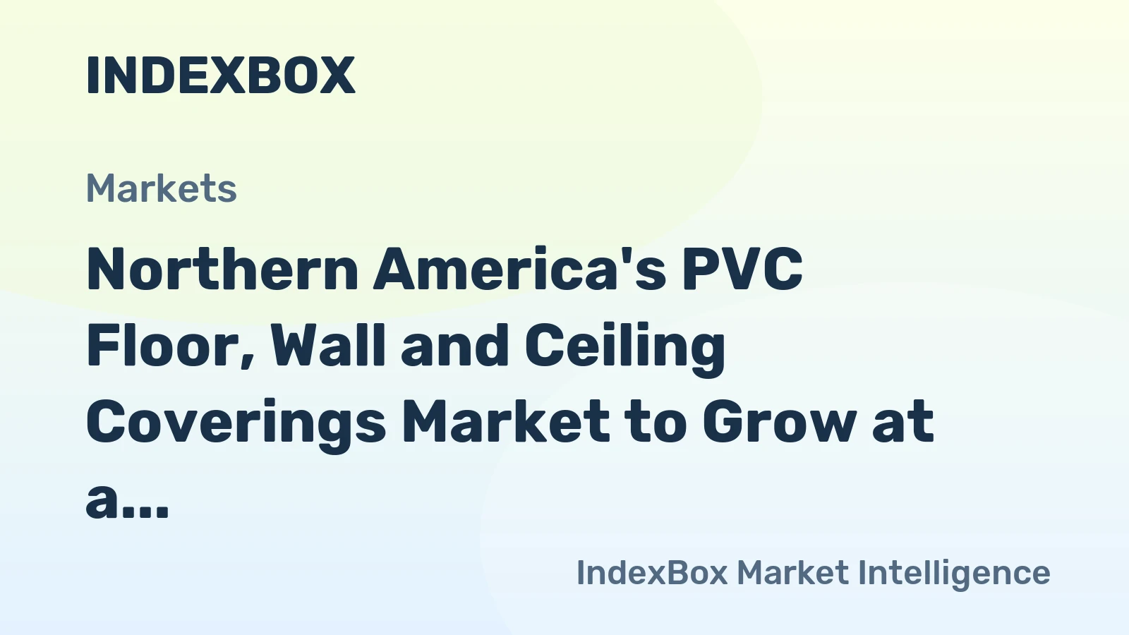 Northern America's PVC Floor, Wall and Ceiling Coverings Market to Grow at a Modest Rate, Reaching $3.9B by 2035
