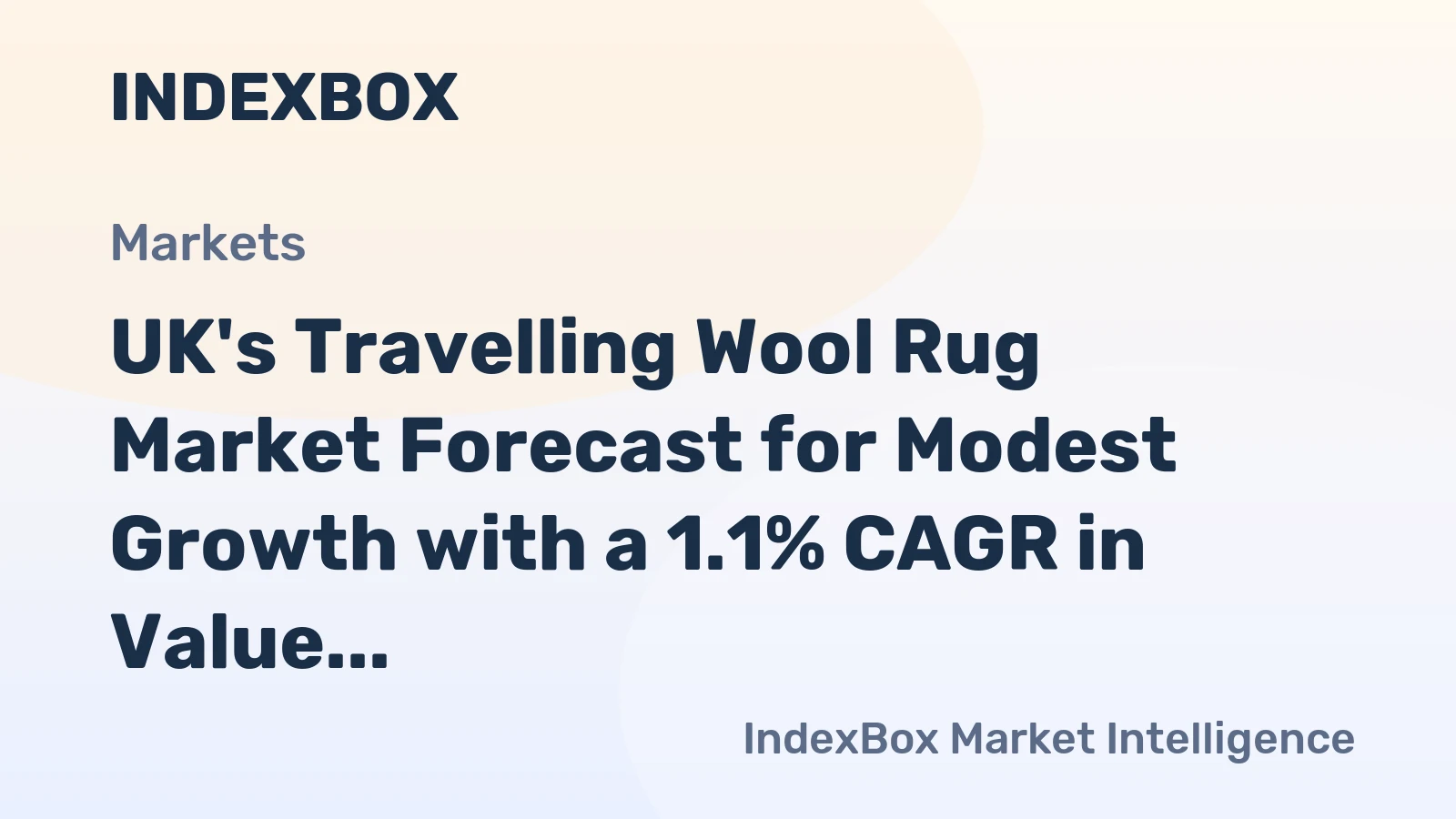 UK's Travelling Wool Rug Market Forecast for Modest Growth with a 1.1% CAGR in Value