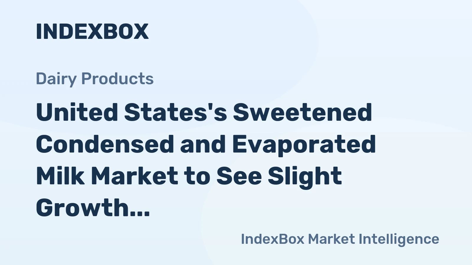 United States's Sweetened Condensed and Evaporated Milk Market to See Slight Growth with Market Volume Reaching 776K Tons by 2035