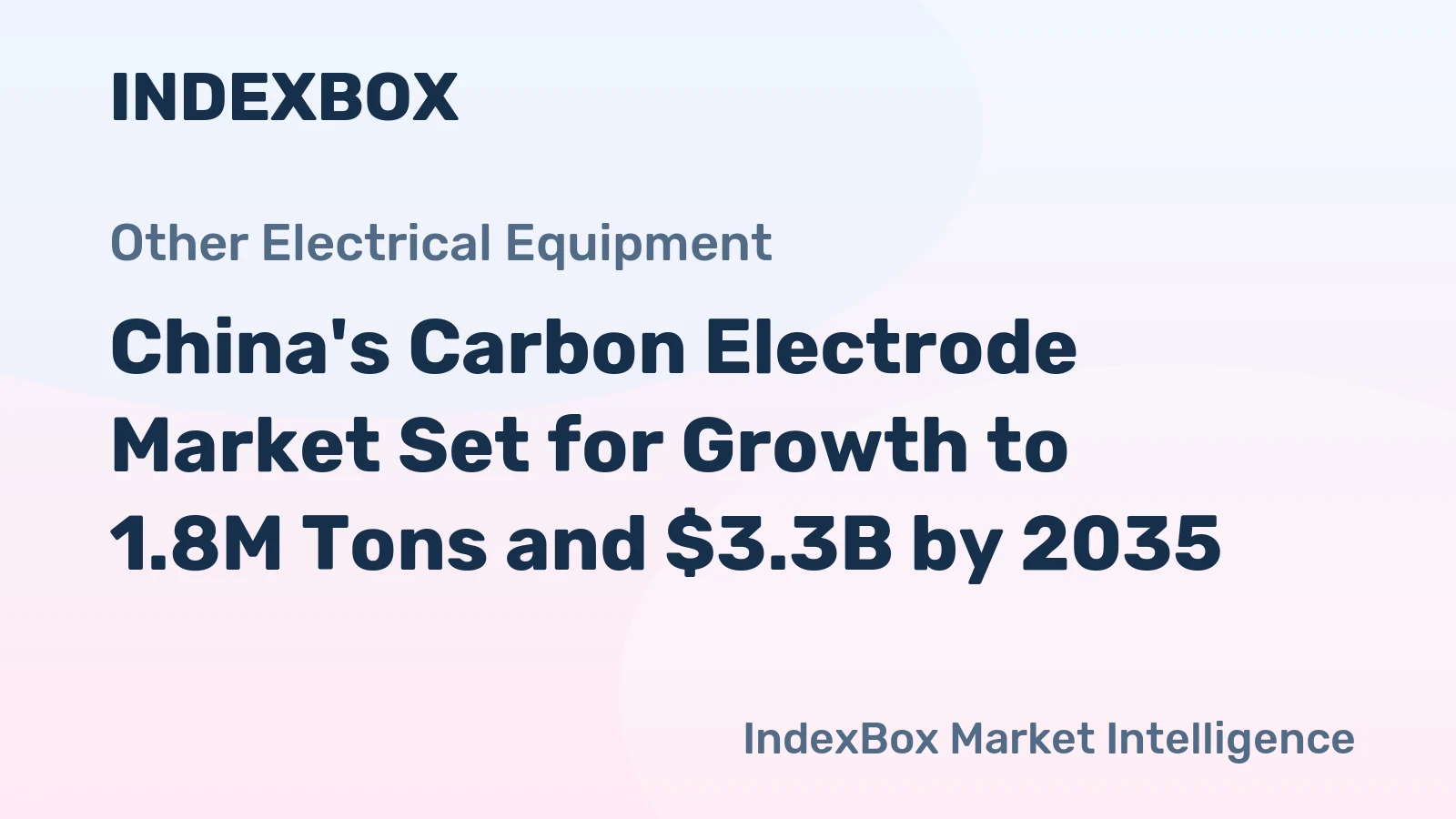 China's Carbon Electrode Market Set for Growth to 1.8M Tons and $3.3B by 2035