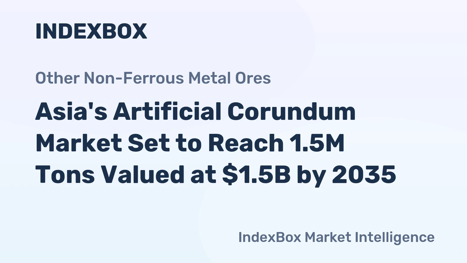 Asia's Artificial Corundum Market Set to Reach 1.5M Tons Valued at $1.5B by 2035