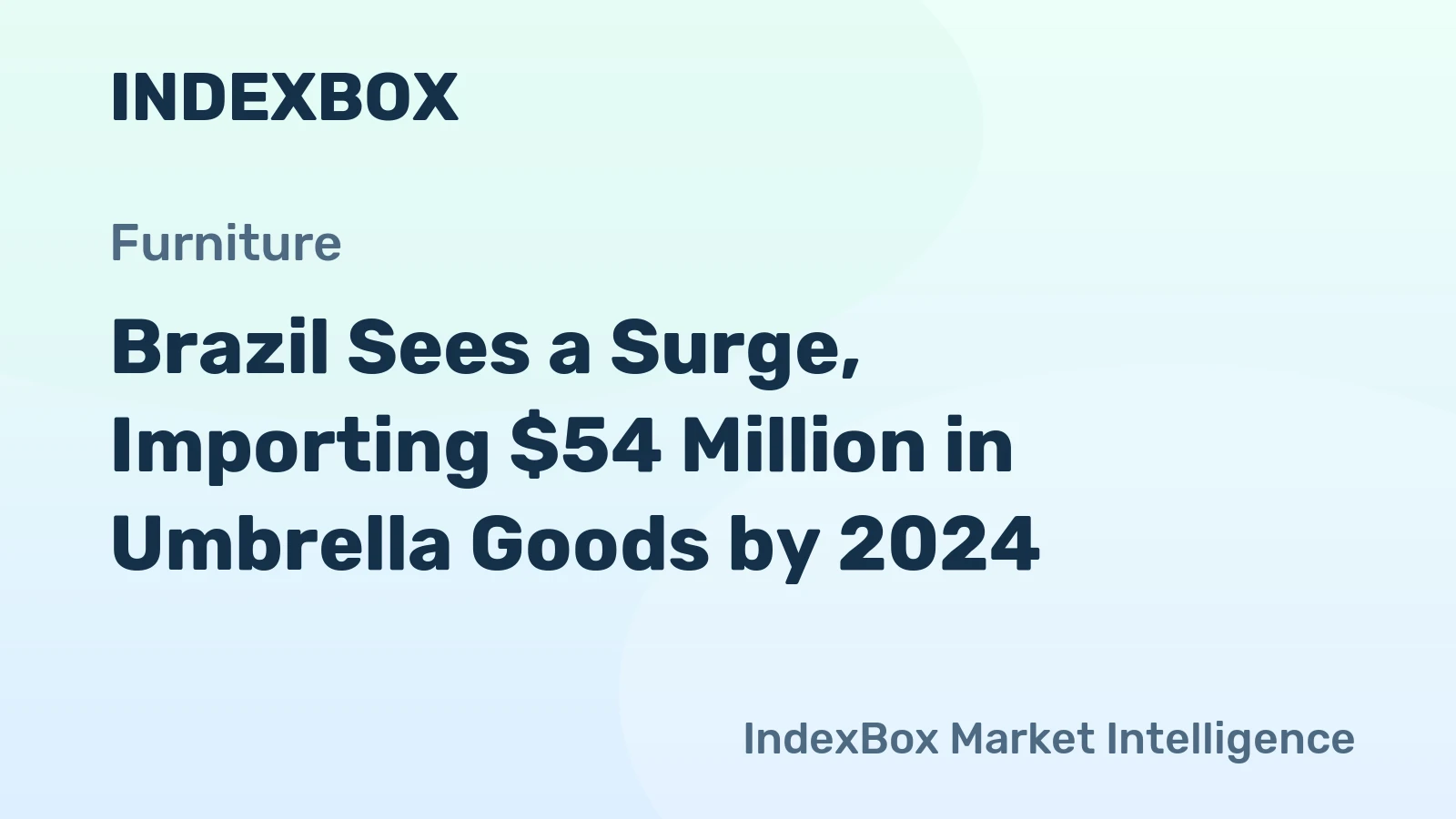 Brazil Sees a Surge, Importing $54 Million in Umbrella Goods by 2024