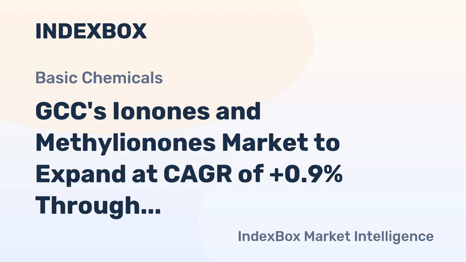 GCC's Ionones and Methylionones Market to Expand at CAGR of +0.9% Through 2035