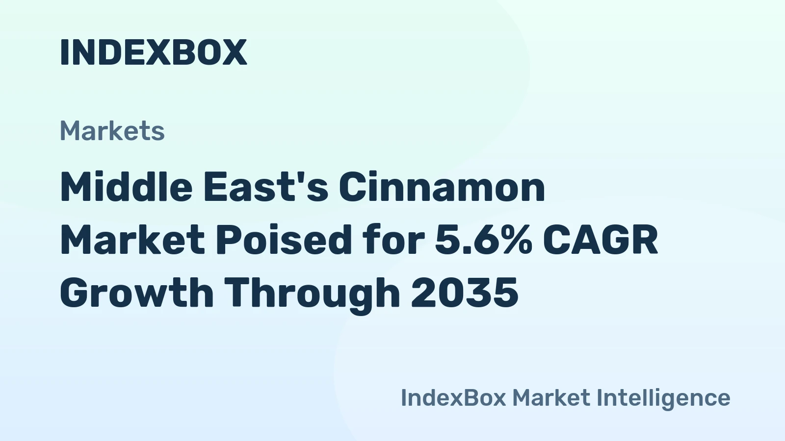 Middle East's Cinnamon Market Poised for 5.6% CAGR Growth Through 2035