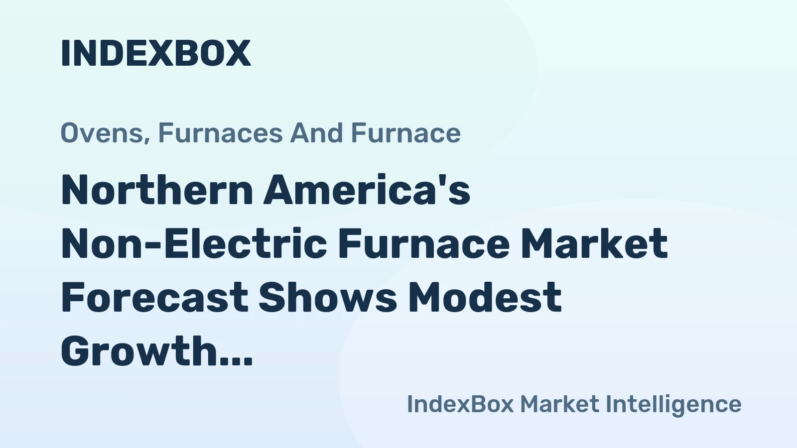 Northern America's Non-Electric Furnace Market Forecast Shows Modest Growth With a 0.2% Volume CAGR Through 2035