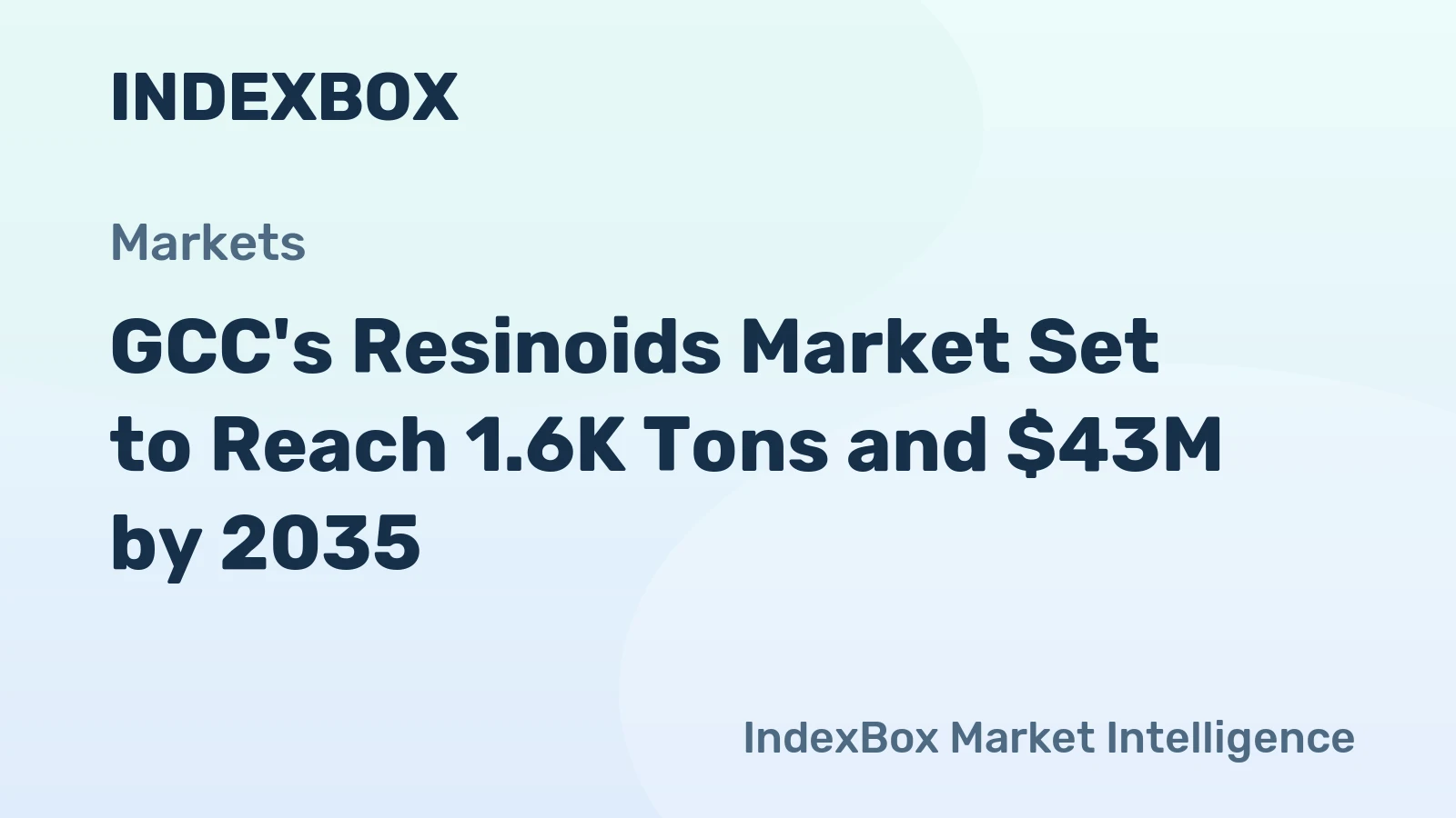 GCC's Resinoids Market Set to Reach 1.6K Tons and $43M by 2035