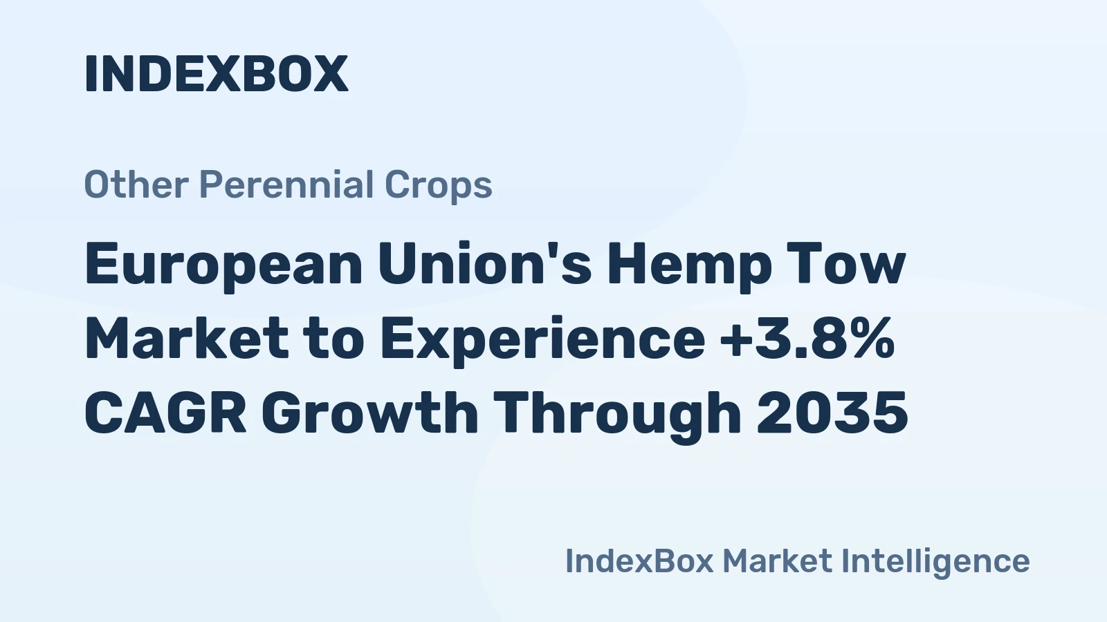 European Union's Hemp Tow Market to Experience +3.8% CAGR Growth Through 2035