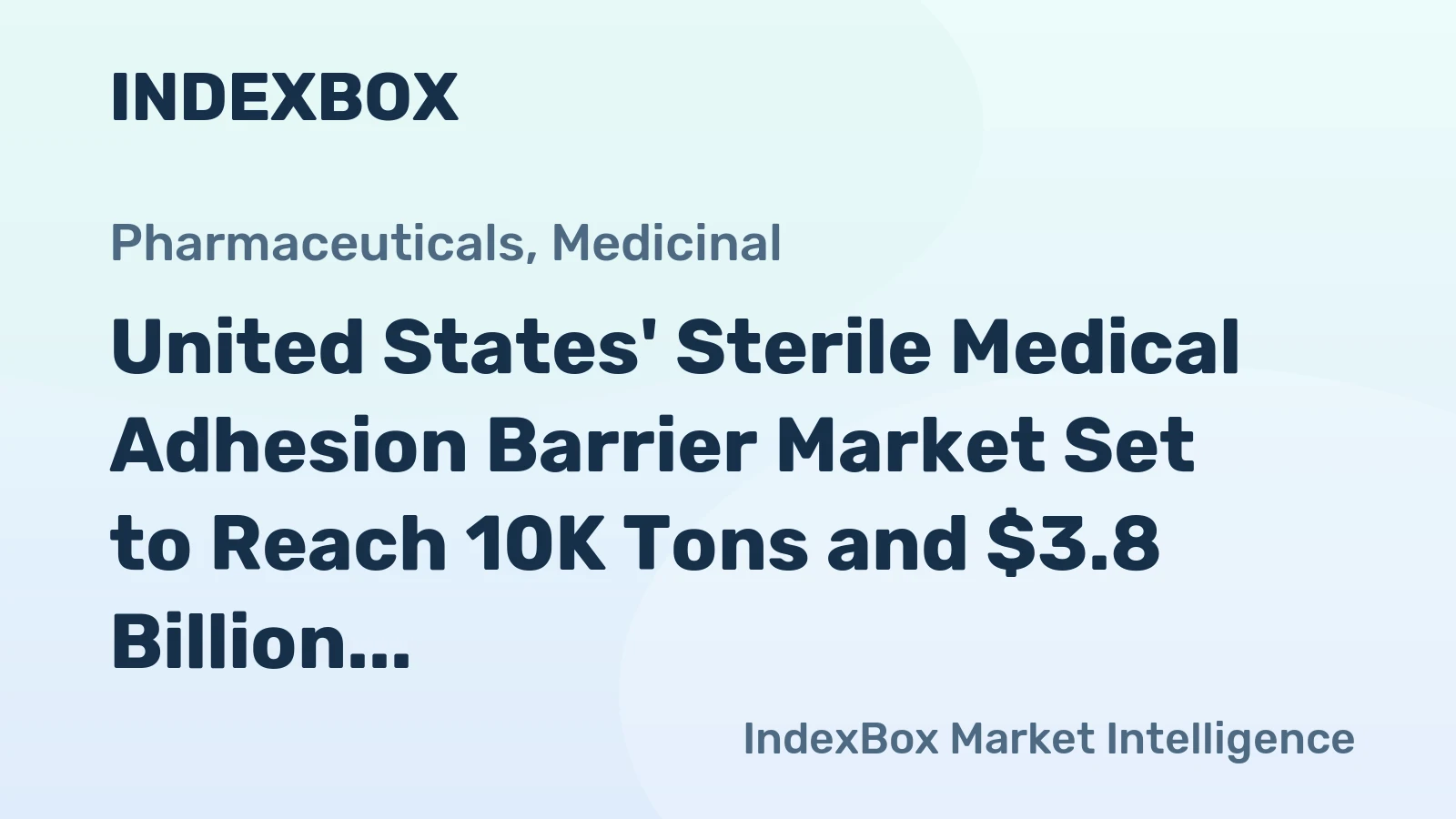 United States' Sterile Medical Adhesion Barrier Market Set to Reach 10K Tons and $3.8 Billion
